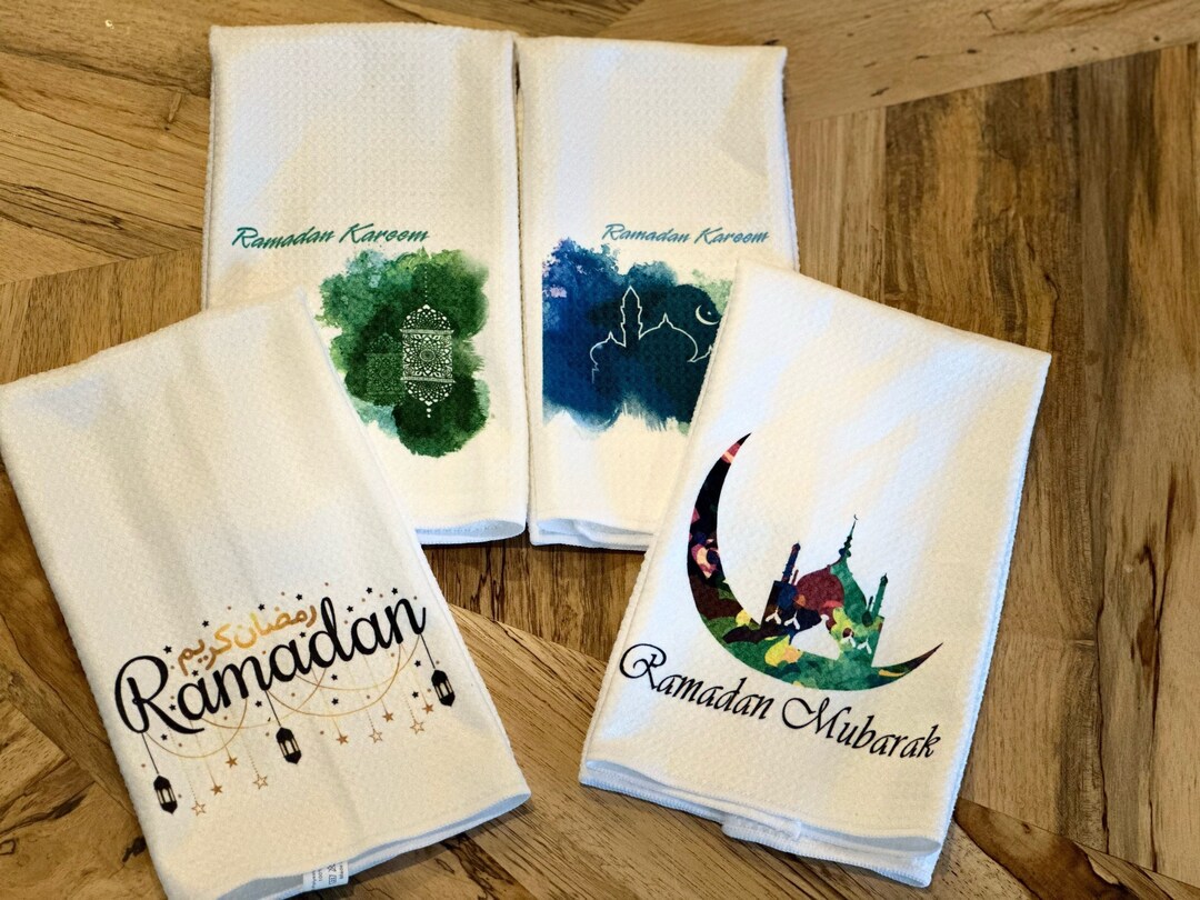 Ramadan Kitchen Towels / ,ramadan Decoration / Eid Decoration / Islamic ...