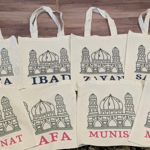Custom Ramadan Tote / DIY Ramadan Bag / Taraweeh Bag / Ramadan Favors ...