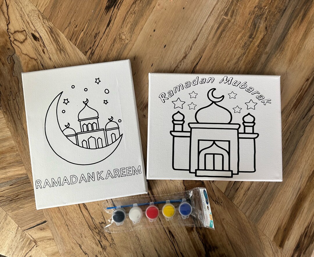 DIY Ramadan Canvas / Ramadan Decorations / Eid Decorations / Muslim ...