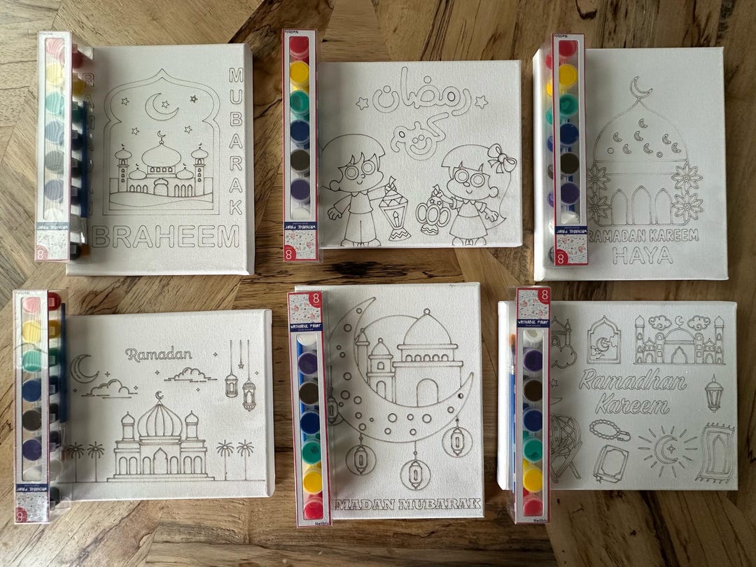 DIY Ramadan Canvas / Ramadan Decor / Eid Decor / Muslim Kids Gift ...