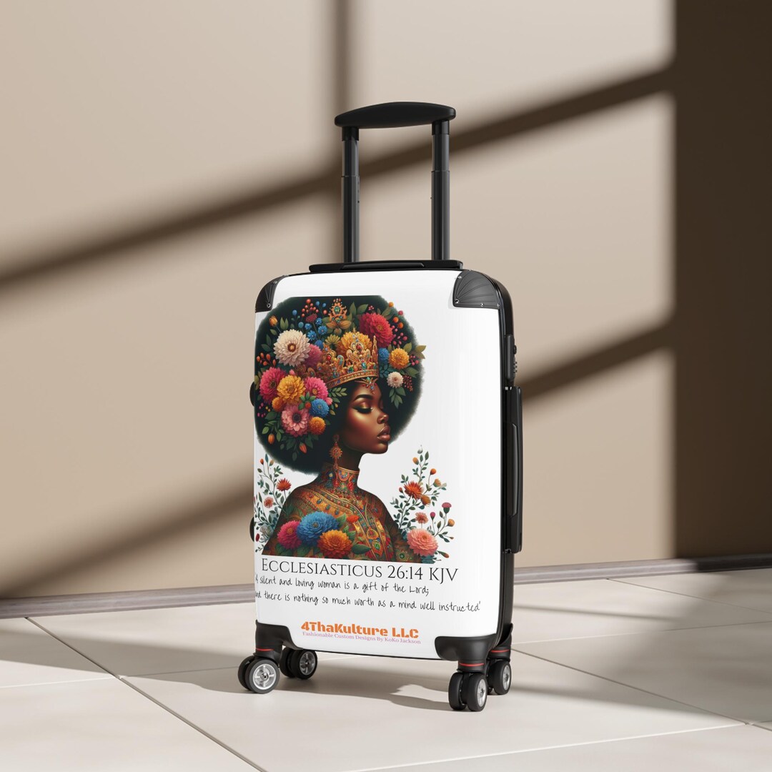 Kulture flower Crowned Beauty Suitcase - Etsy