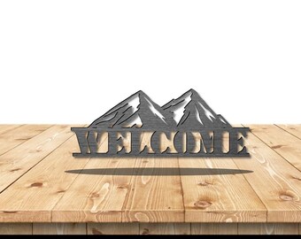 Welcome Sign Cnc - Etsy