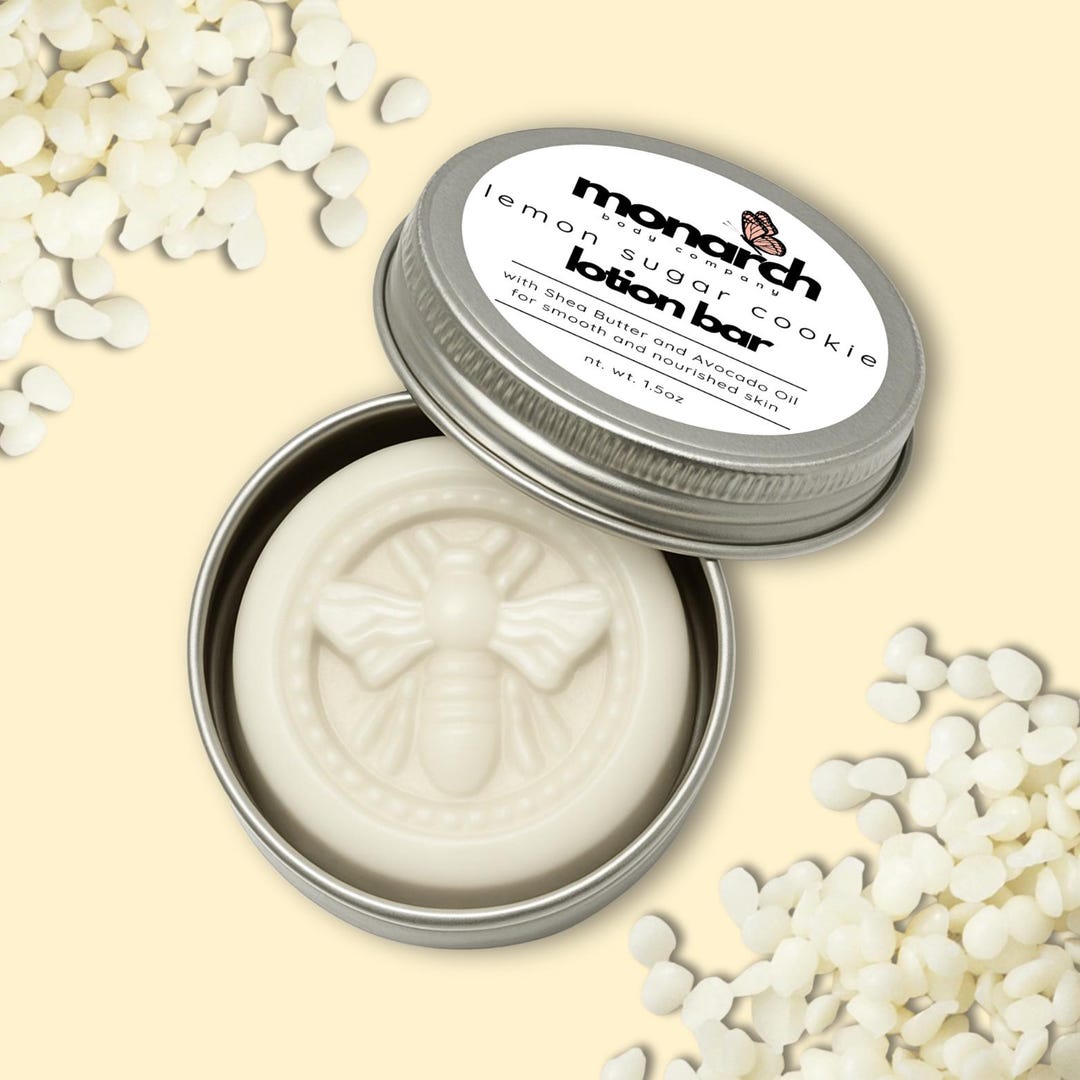 Lotion Bar – Lemon Sugar Cookie | Solid Moisturizer in Travel Tin ...