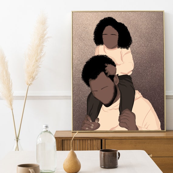 Black Father Father's Day Gift PRINTABLE Gift From - Etsy