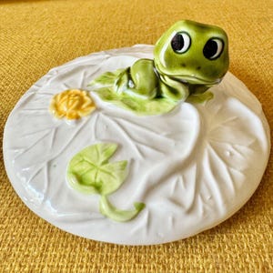 Vintage Neil the Frog Sears Roebuck 1978 Ceramic Small Canister 6.5 ...