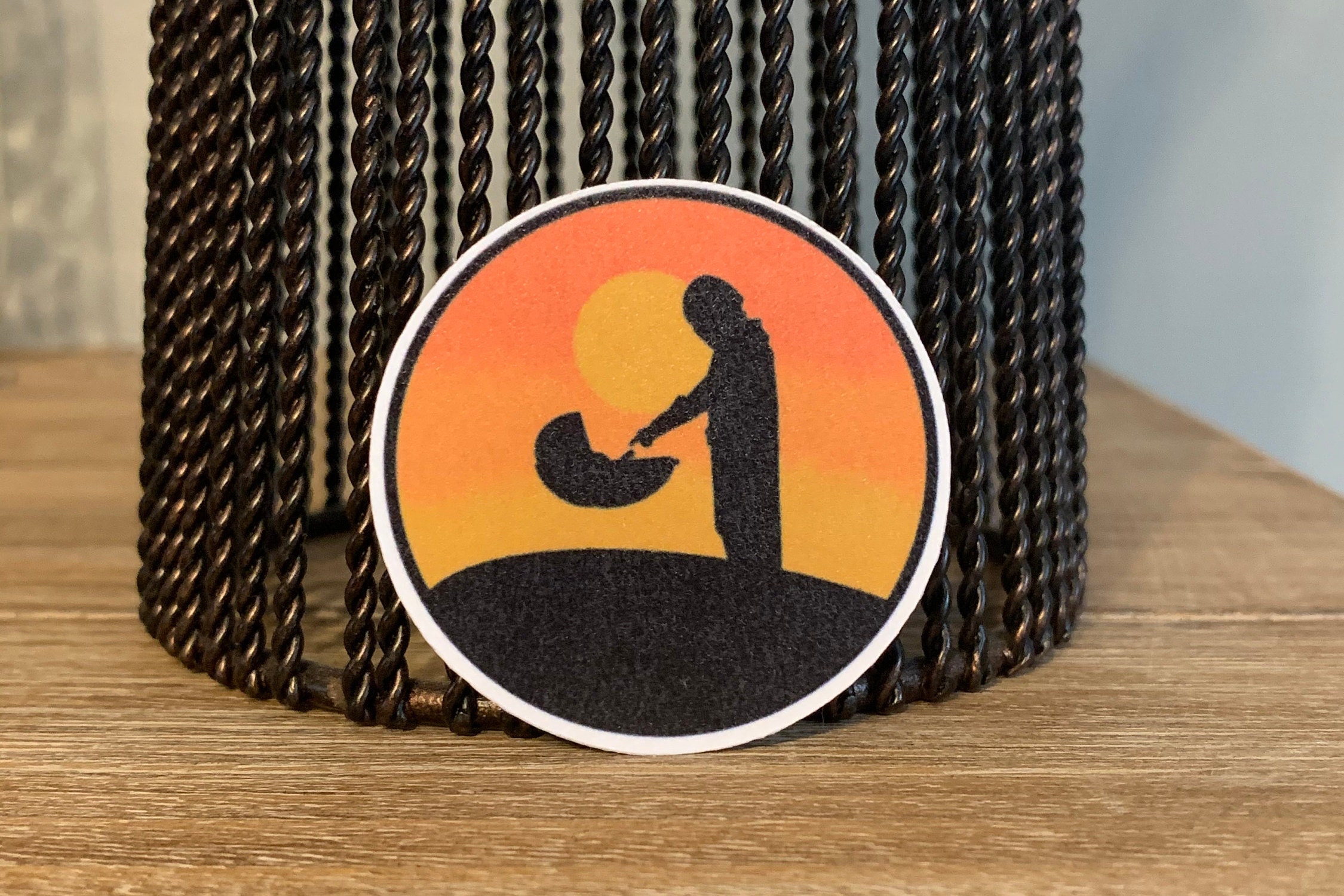 Mandalorian Stickers Baby Yoda Sticker Mando Helmet This is - Etsy