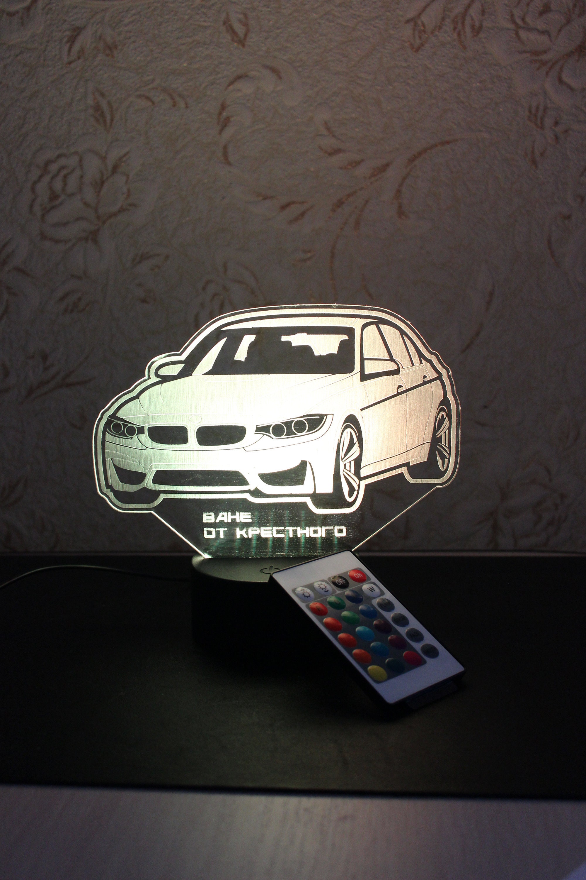 Personalized night light BMW 3D Lamp Desk lamp Picture Night | Etsy