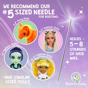 Doll Rerooting Needles 4-pack for Customizing Dolls, Steel - Etsy