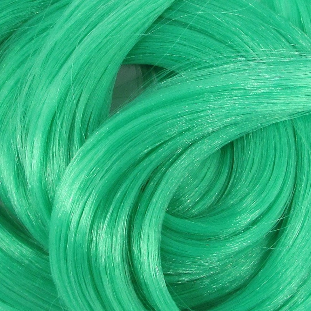 Medley Green Nylon Doll Hair for Rerooting Custom Fashion Dolls, 38 ...