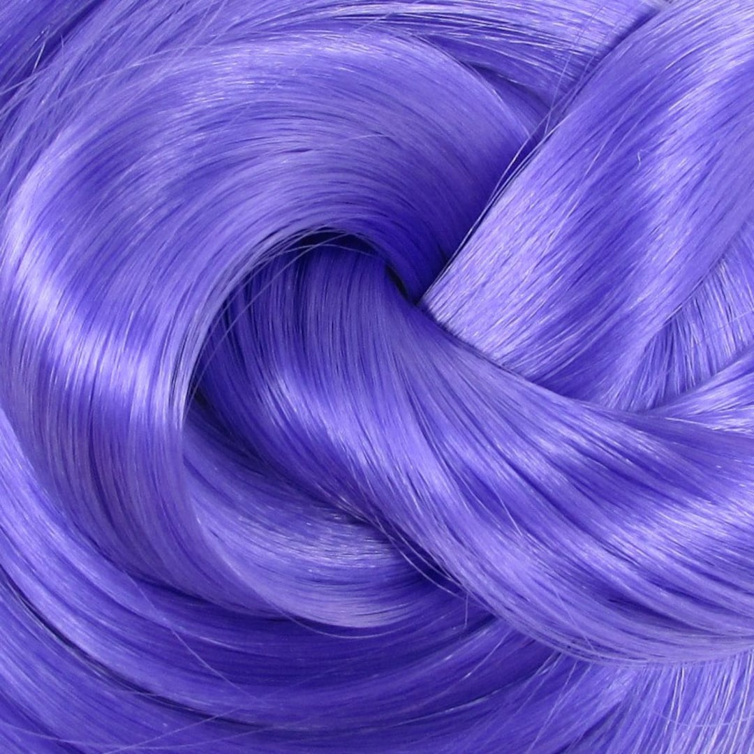 Nebula Purple Nylon Doll Hair for Rerooting Custom Fashion Dolls, 38 ...