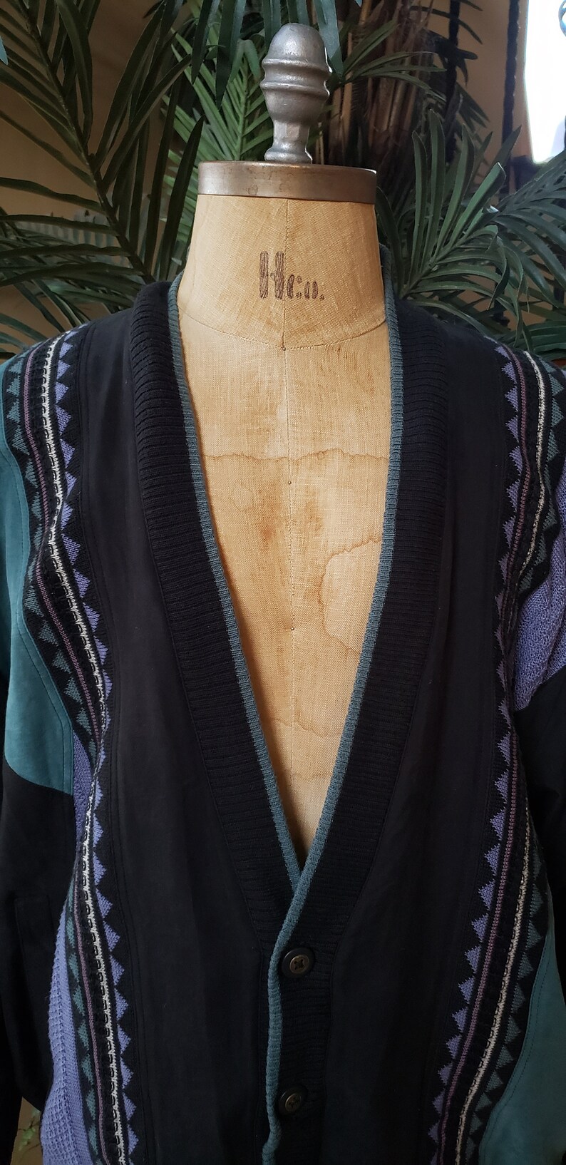 RARE Vintage St. Croix Cavato Grandpa Cardigan Sweater_ 80's Oversized ...