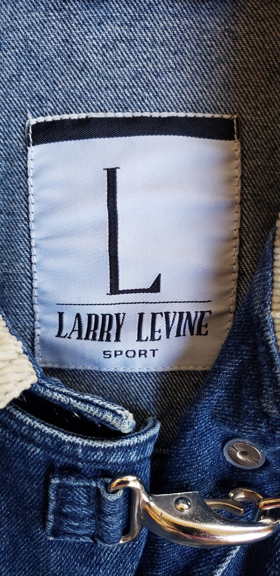 Vintage Jean Denim Barn Chore Coat Jacket LARRY LEVIN… - Gem