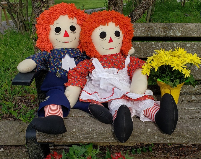 Handmade Raggedy Ann Doll~raggedy Annie~sunflower Annie - Etsy