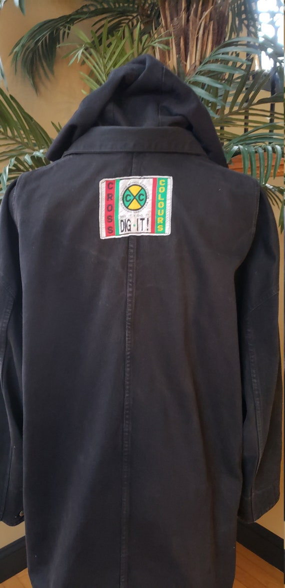 Super Rare Vintage CROSS COLOURS Dig It Jacket Coat_B… - Gem