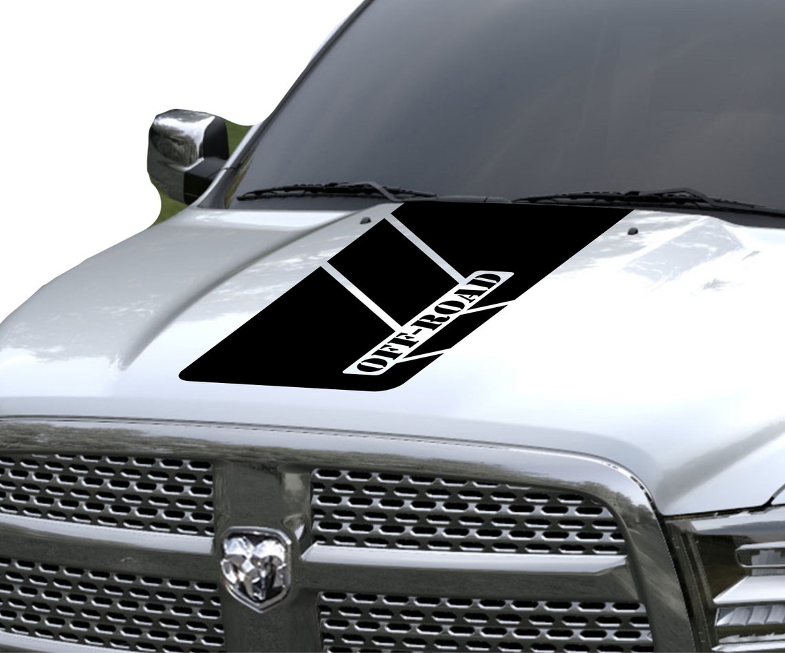 Off-road Hood Decal Stripe Vinyl Decal Racing Sticker. Fits - Etsy