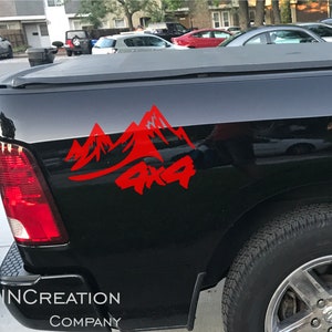 4x4 off Road Truck Decals, Mountains Stickers, Car Graphics - Rally ...