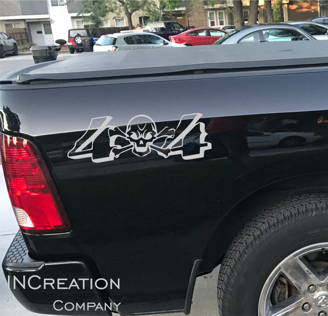 4x4 Truck Skull Decal/sticker, Car Graphics - Rally - Sport - Racing - Etsy