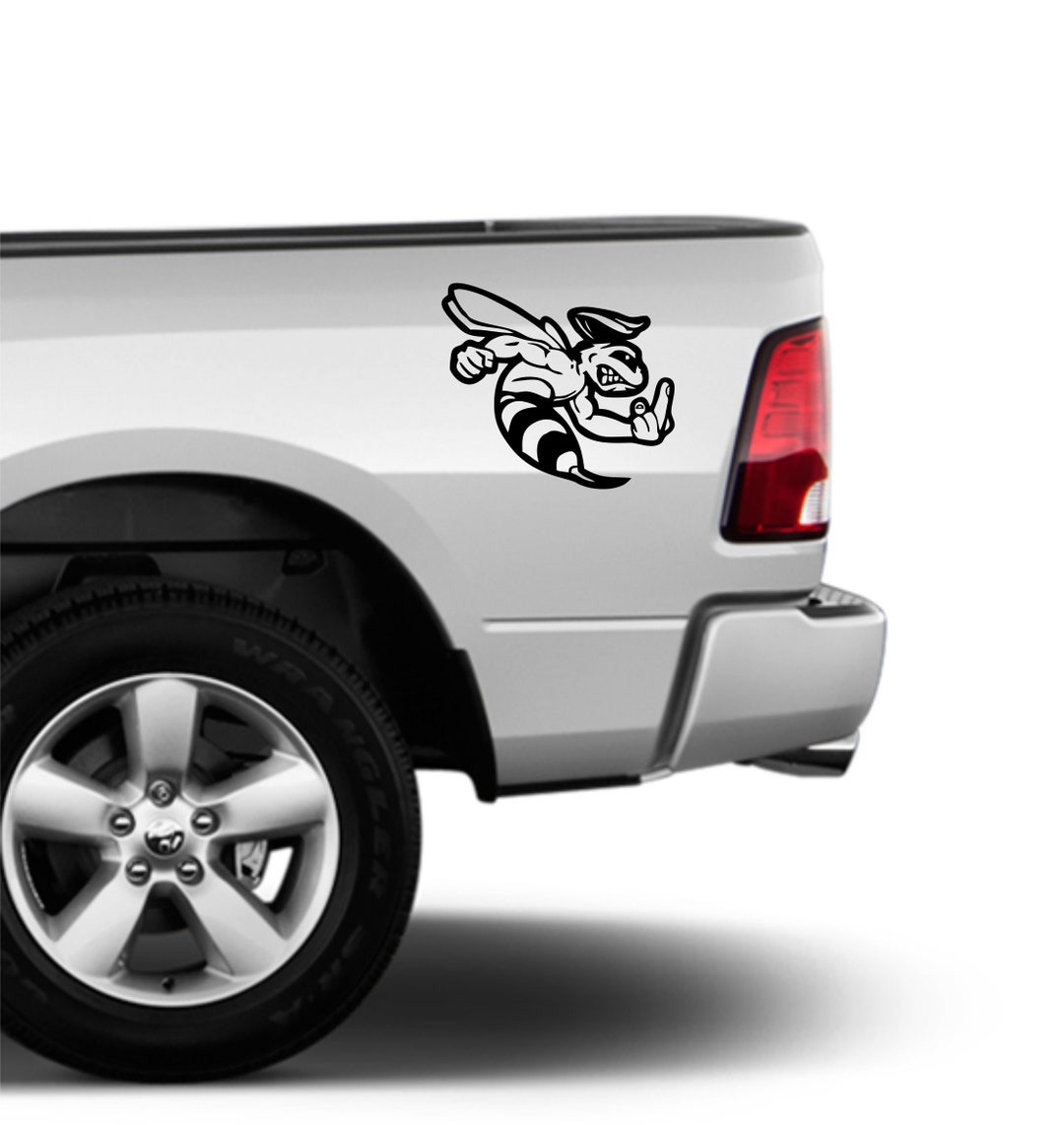 Rumble Bee Middle Finger Vinyl Decals: off Road Truck Stickers - Set of ...