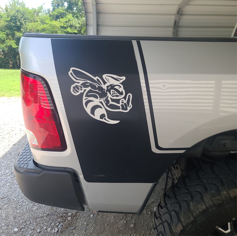 Rumble Bee Middle Finger Truck Decals: Dodge Ram 1500 Off-road Graphics ...
