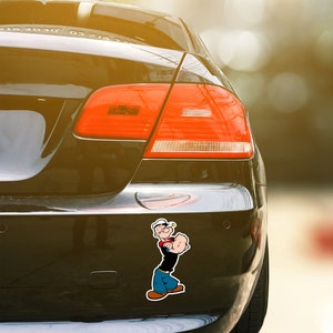 Popeye Taz and Yosemite Sam Sticker / Vinyl Decal Multiple Sizes Indoor ...