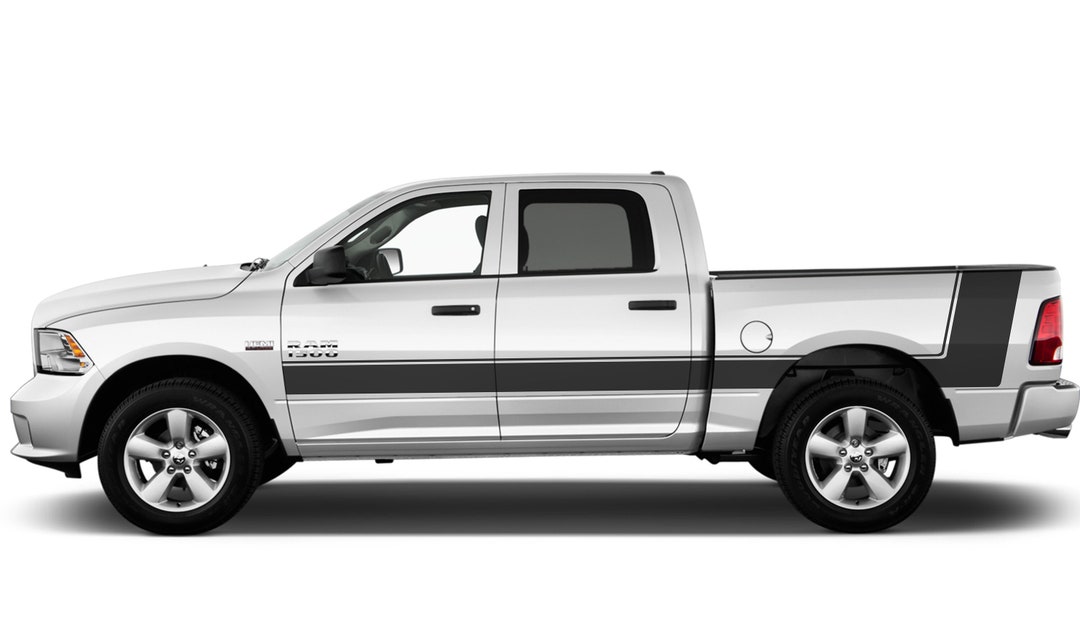Compatible With Dodge Ram 1500 Decals Rear Bed Stripes Custom Auto ...