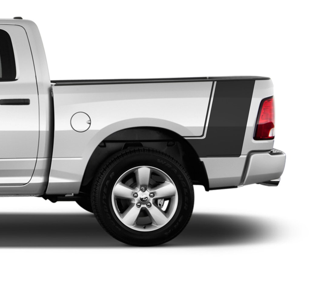 Fits Dodge Ram 1500 Vinyl Stripes, Racing Rear Bed Decals, Custom Auto ...