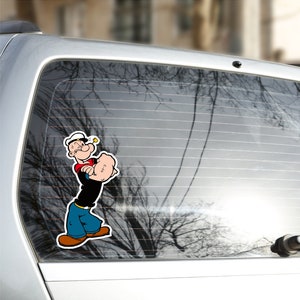Popeye Taz and Yosemite Sam Sticker / Vinyl Decal Multiple Sizes Indoor ...