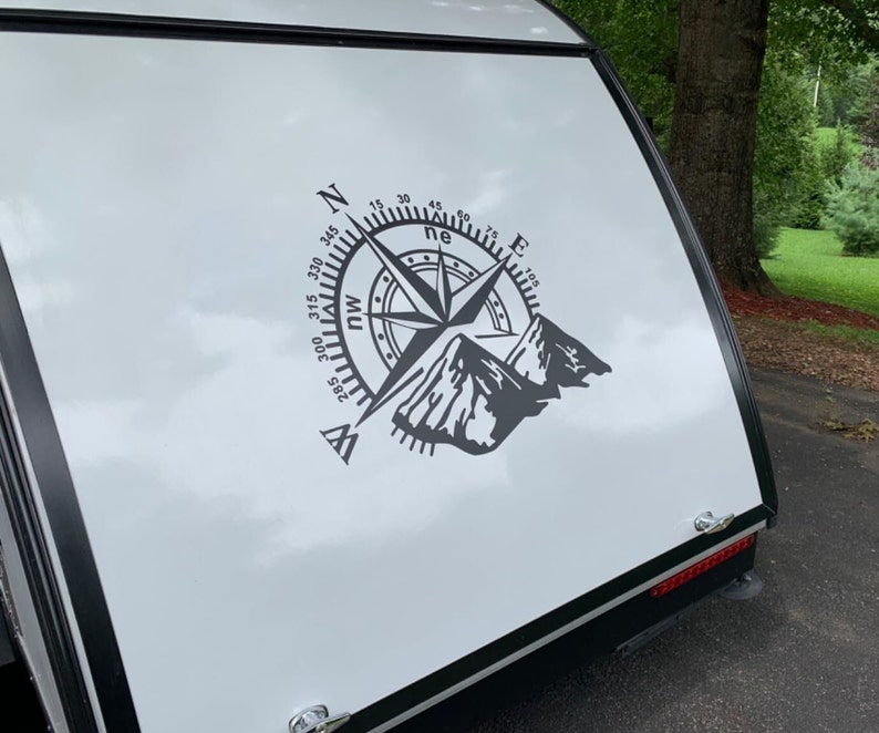 Compass Rose Decal for RV Camper Vinyl Sticker Graphics - Etsy