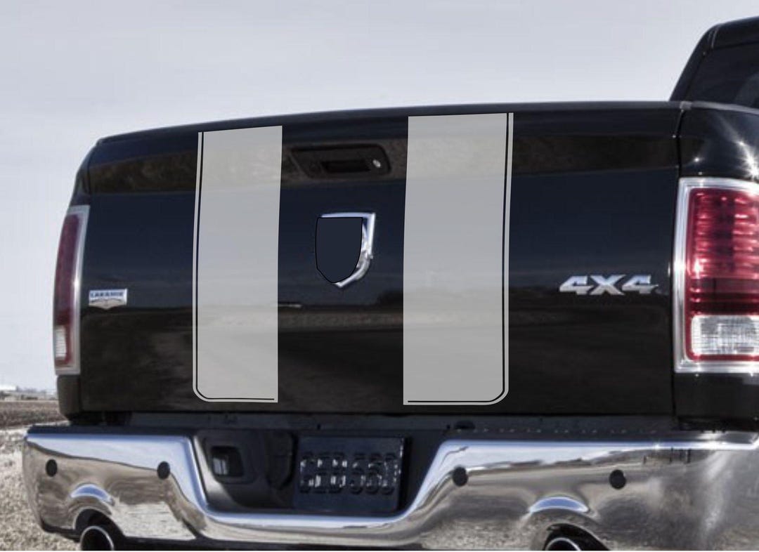 Set of Tailgate Stripes for Dodge Ram 1500 Decals, Custom Auto Vinyl ...