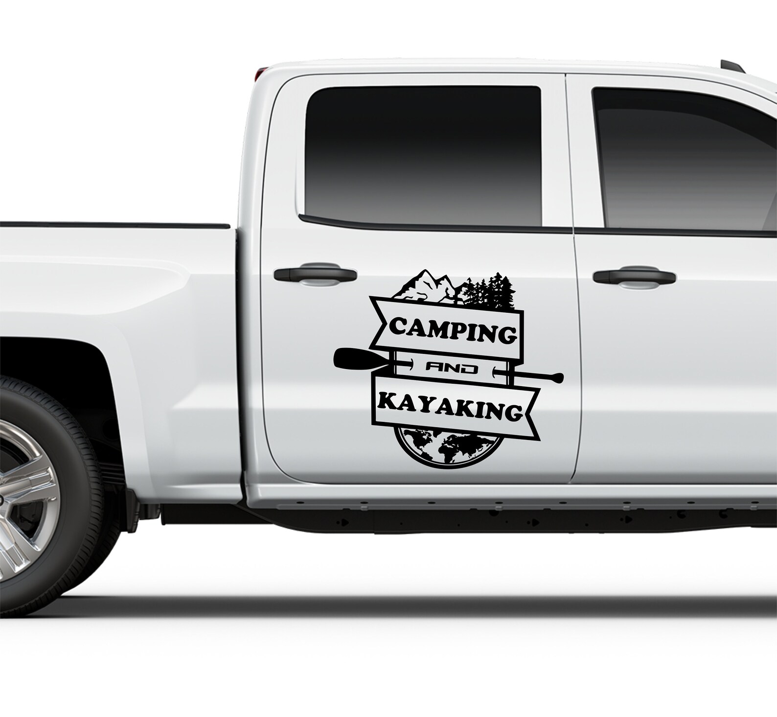 Camper RV Accessory, Camping Sticker, Travel Decal Camping and Kayaking ...