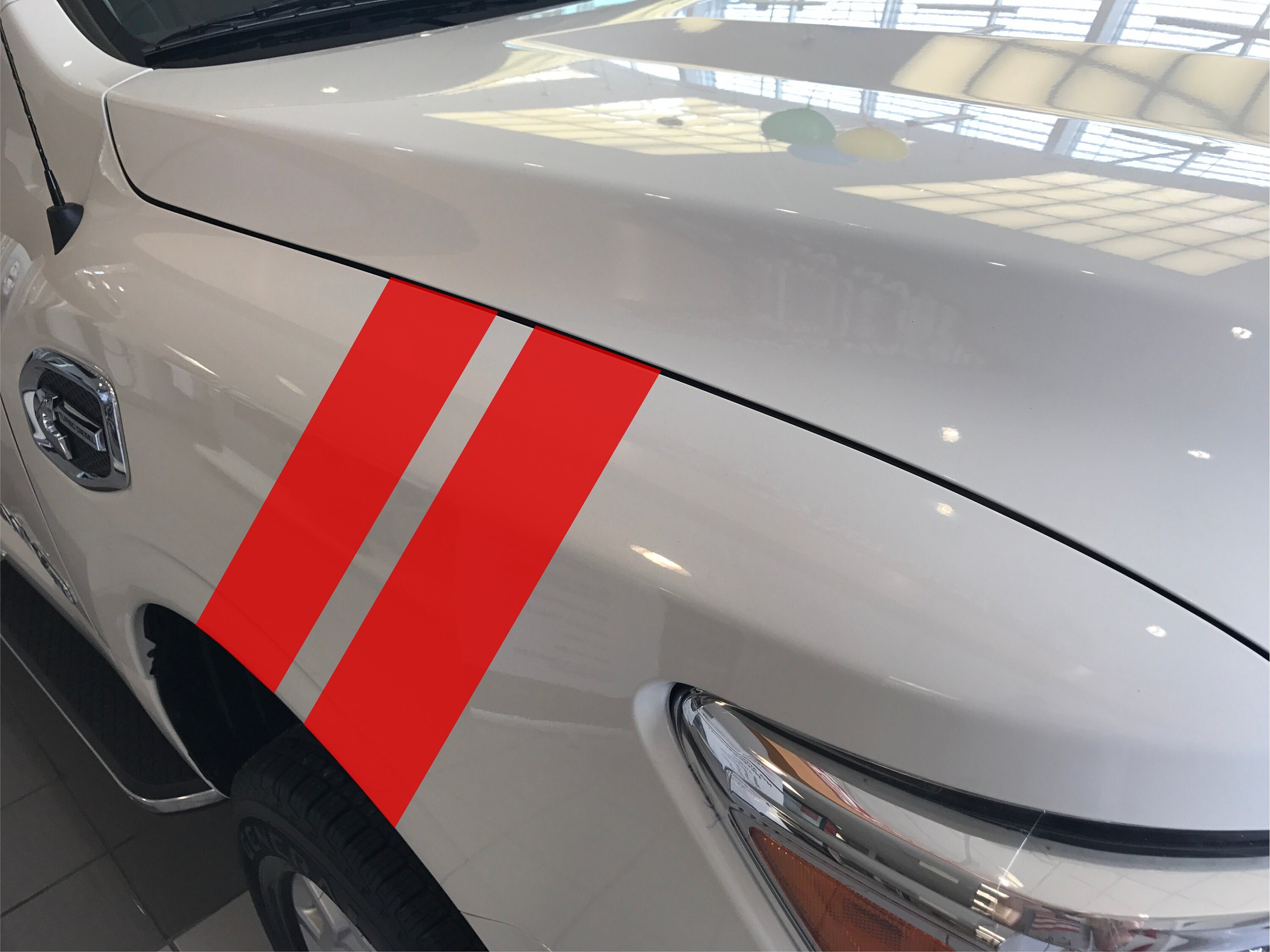 Hash Marks Truck Vinyl Decals, Car Fenders Racing Stickers, Custom ...