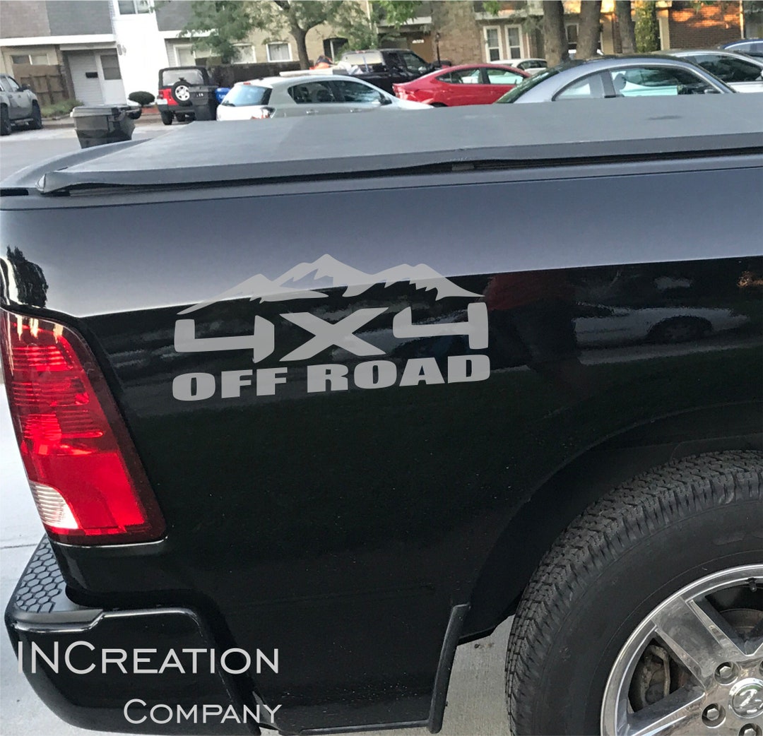 4x4 off Road Truck Decal, Mountains Sticker, Car Graphics - Rally ...