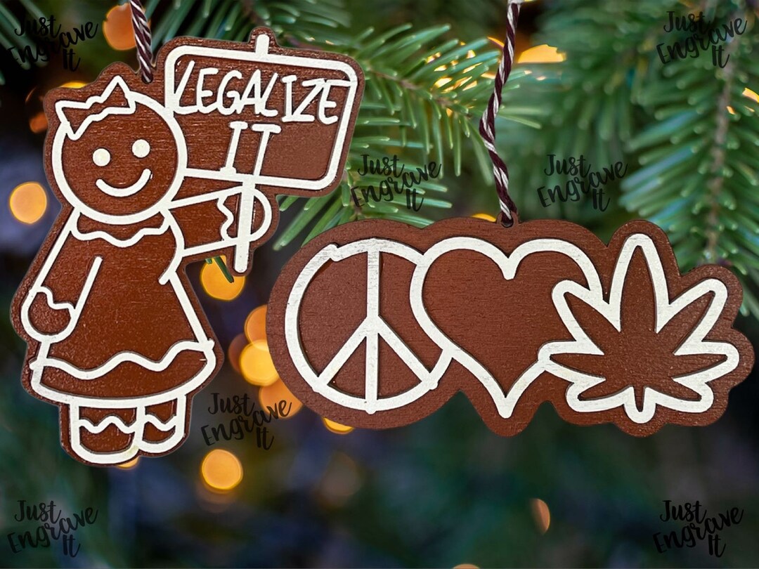 420 Gingerbread Ornament Christmas Tree Ornament Funny - Etsy