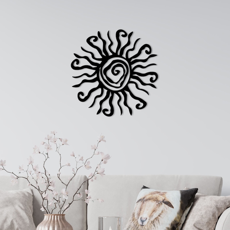 Metal Sun Decor - Etsy