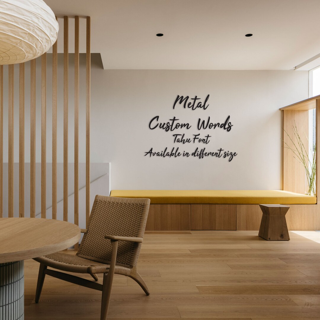 Custom Metal Words, Personalized Metal Words, Metal House Custom Words ...