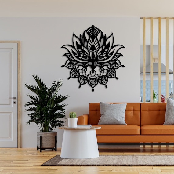 Mandala Metal Wall Art Wall Hanging Decor Mandala Metal Wall - Etsy