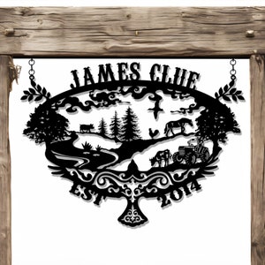 Custom Metal Farmhouse Sign, Custom Unique Family Gift, Personalized ...