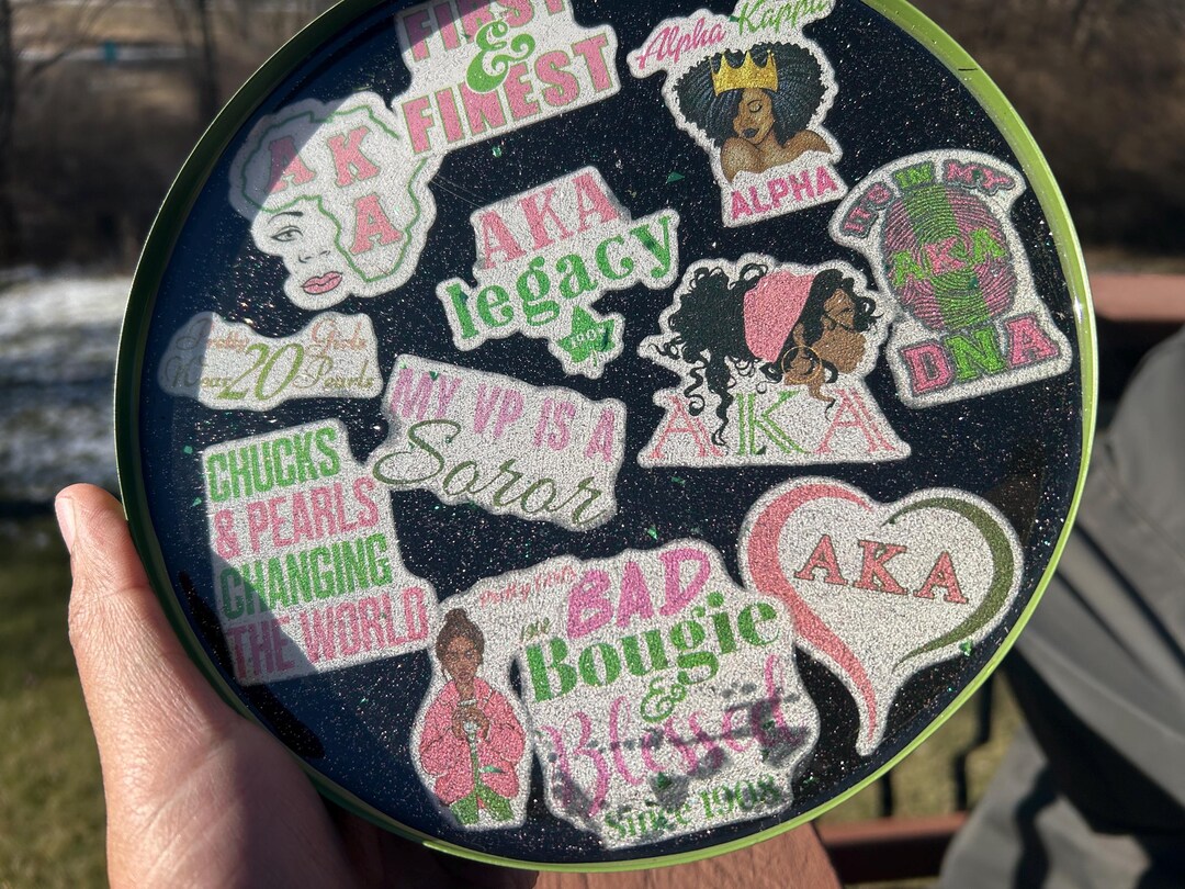 NPHC Alpha Kappa Alpha Mini Storage Tray - Etsy