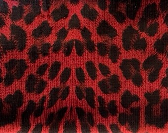 Sample Luxury Animal Print Upholstery Velvet Fabric Velvet | Etsy