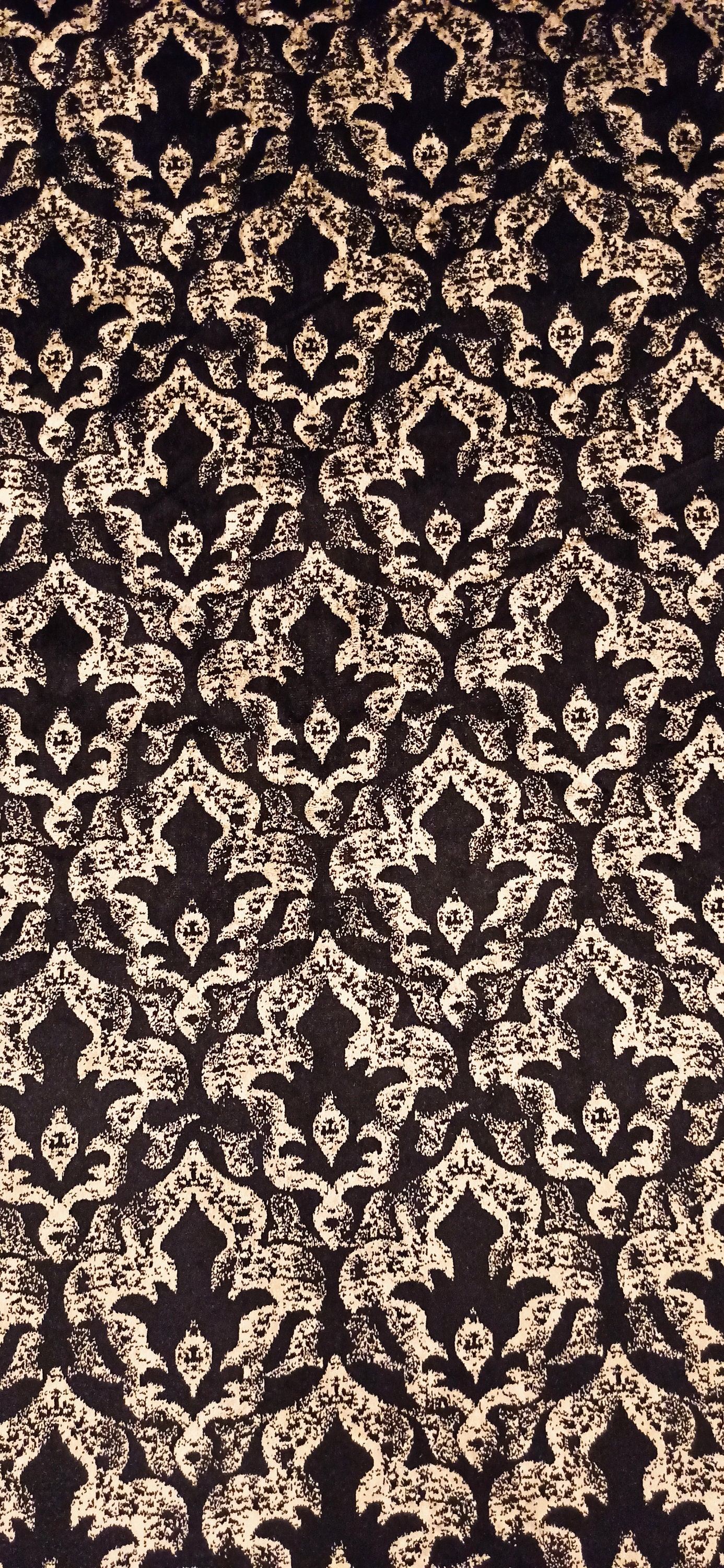 Luxury Black Gold Velvet Fabric Upholstery Velvet Fabric | Etsy
