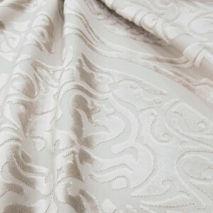 Luxury Light Beige Upholstery Velvet Fabric Fabric Fabric by - Etsy