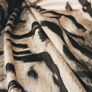 Sample Luxury Animal Print Upholstery Velvet Fabric Velvet | Etsy