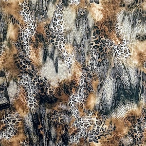 Sample Luxury Animal Print Upholstery Velvet Fabric, Velvet Fabric by ...