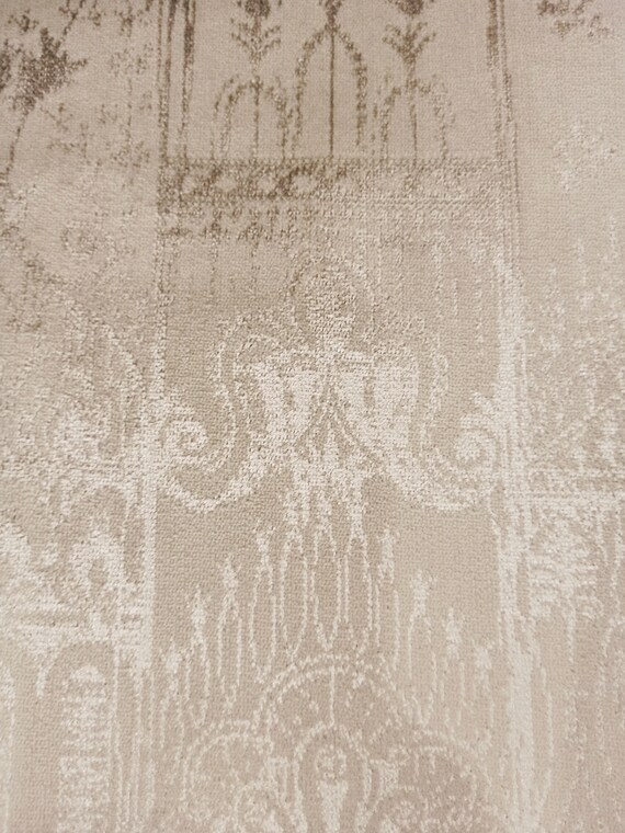 Swatch Luxury Beige Upholstery Velvet Fabric Sample Velvet | Etsy