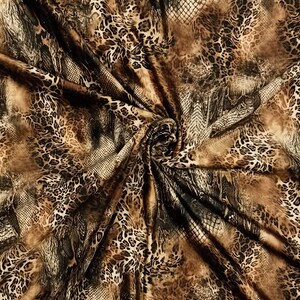 Sample Luxury Animal Print Upholstery Velvet Fabric Velvet - Etsy