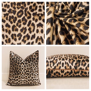Sample Luxury Animal Print Upholstery Velvet Fabric, Velvet Fabric by ...