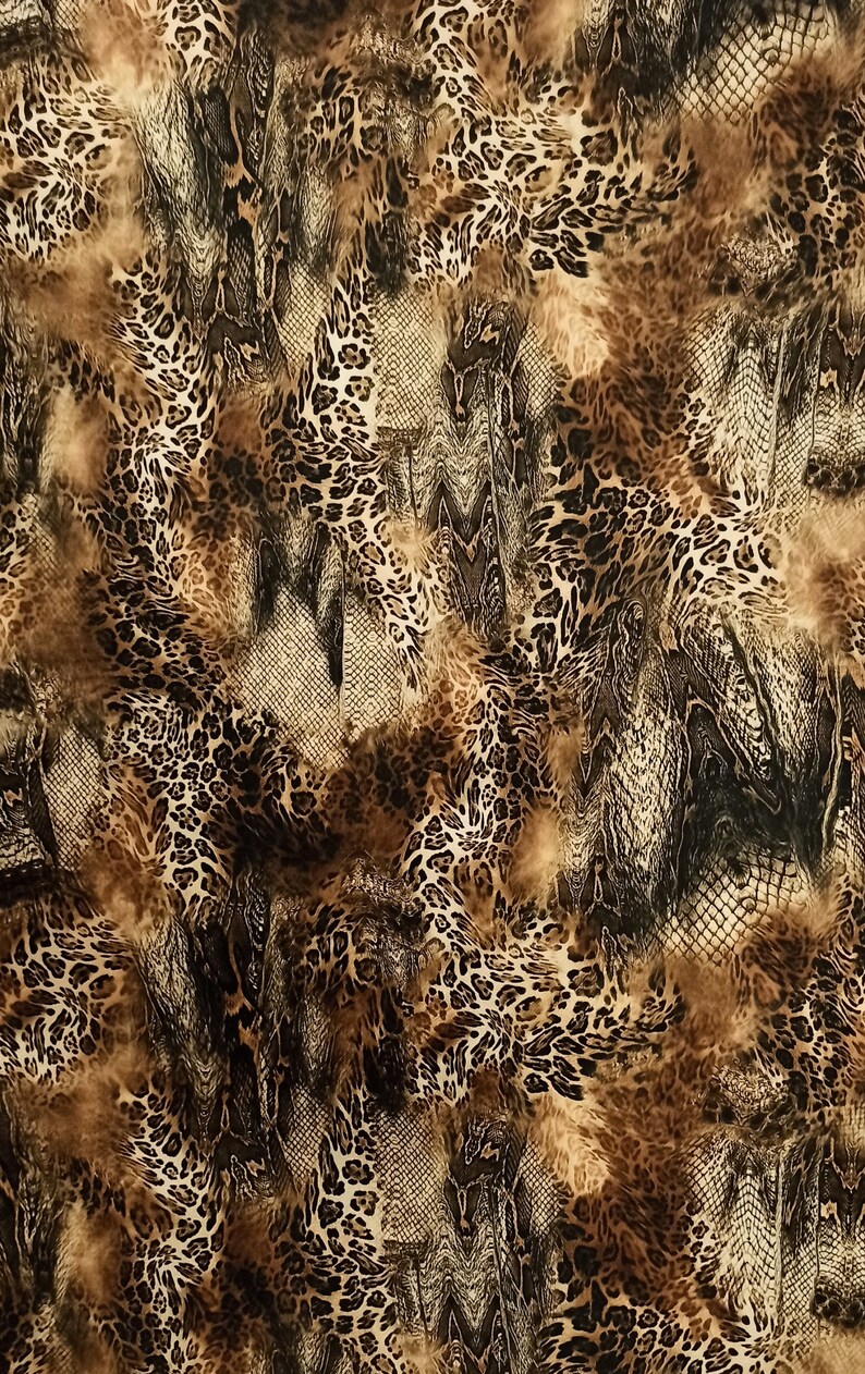 Sample Luxury Animal Print Upholstery Velvet Fabric Velvet - Etsy