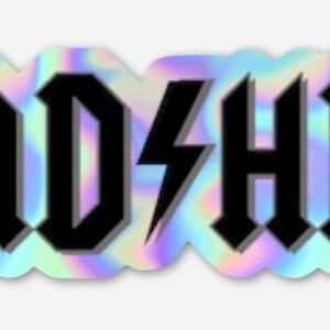 ADHD Dopamine Theme - Vinyl Stickers 7 Pack! || Holographic ...