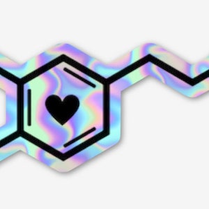 ADHD Dopamine Theme - Vinyl Stickers 7 Pack! || Holographic ...