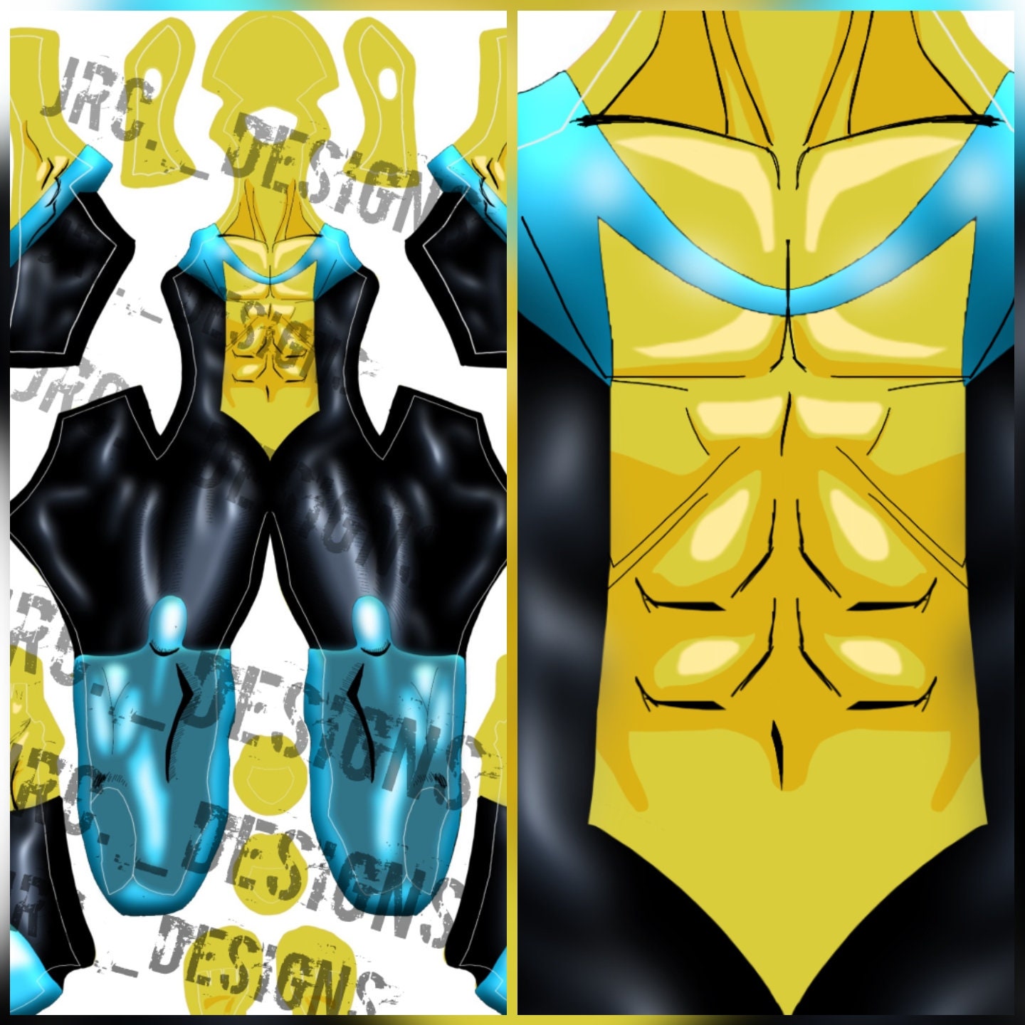 Archivo de patrón de traje invencible descarga digital | Etsy